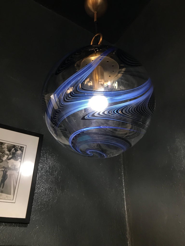 Mid-Century Modern Lino Tagliapietra Chandelier by La Murrina in Murano ...