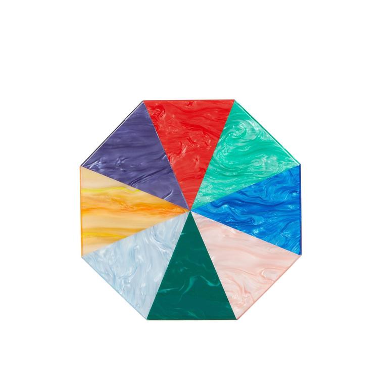 Edie Parker Home Multi-Color Octagon Box For Sale at 1stDibs