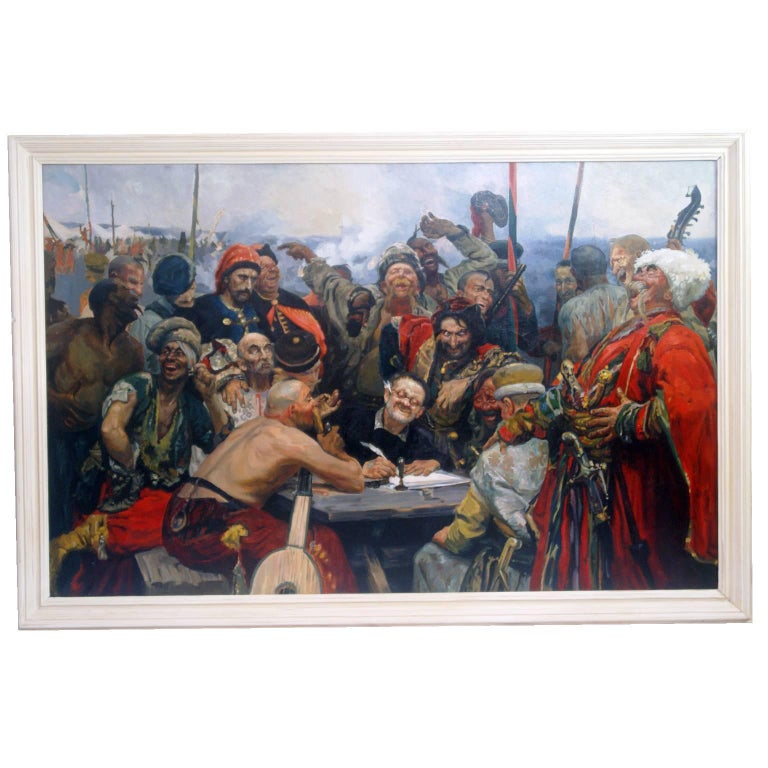 Ilya Repin Reply of the Zaporozhian Cossacks to Sultan Mehmed IV For ...
