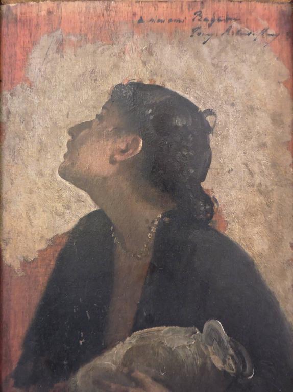 19th Century Oil Painting on Wood Panel by Tony Robert Fleury at 1stdibs