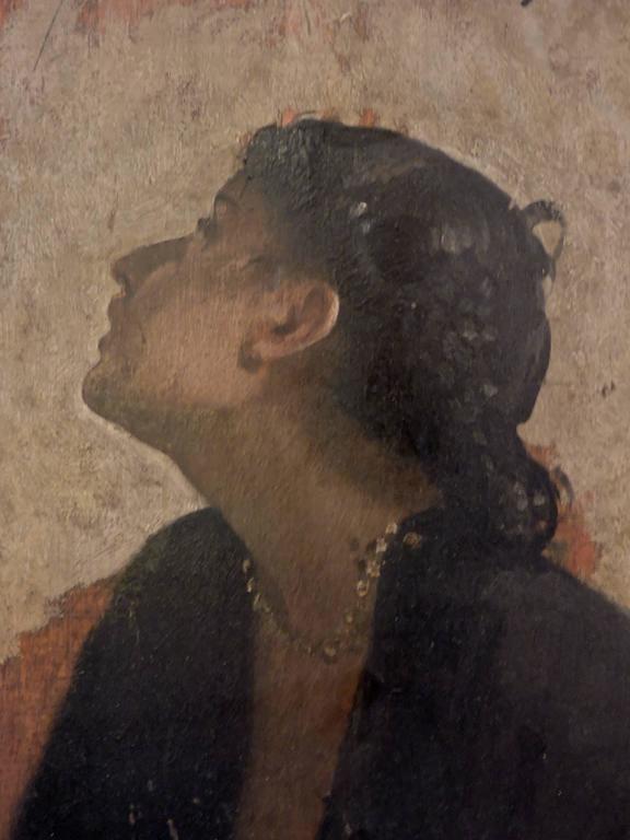 19th Century Oil Painting on Wood Panel by Tony Robert Fleury at 1stdibs