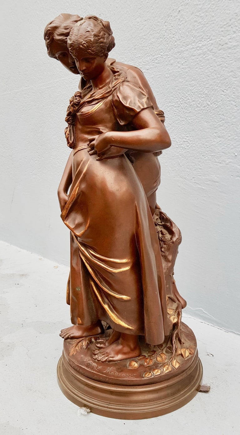 19th Century Luca Madrassi Bronze Sculpture For Sale at 1stDibs