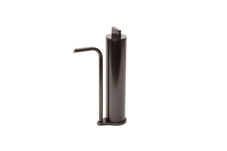 Modern Oil Decanter, Made of Patinated Brass, Completely Handcrafted in ...