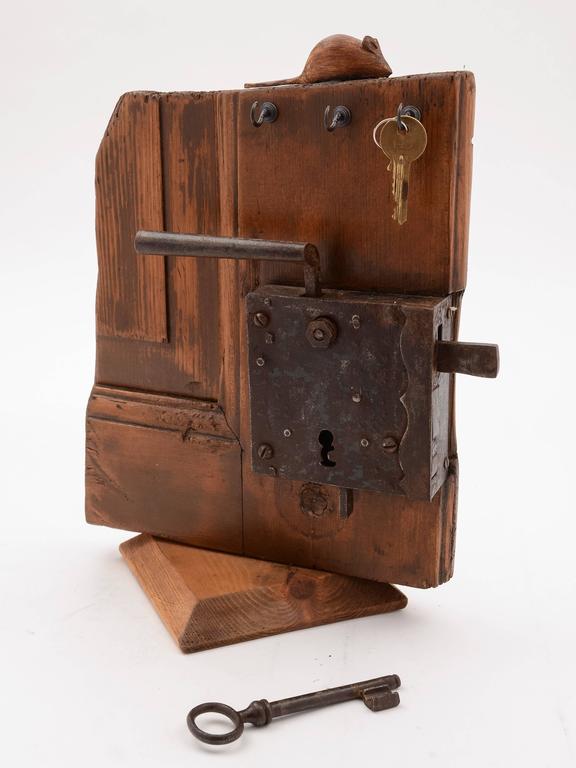 19th Century French Chateau Door Lock For Sale at 1stDibs