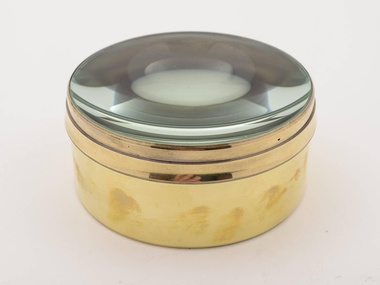 Large Brass Desk Magnifier from a Magic Lantern, circa 1910 For Sale at ...