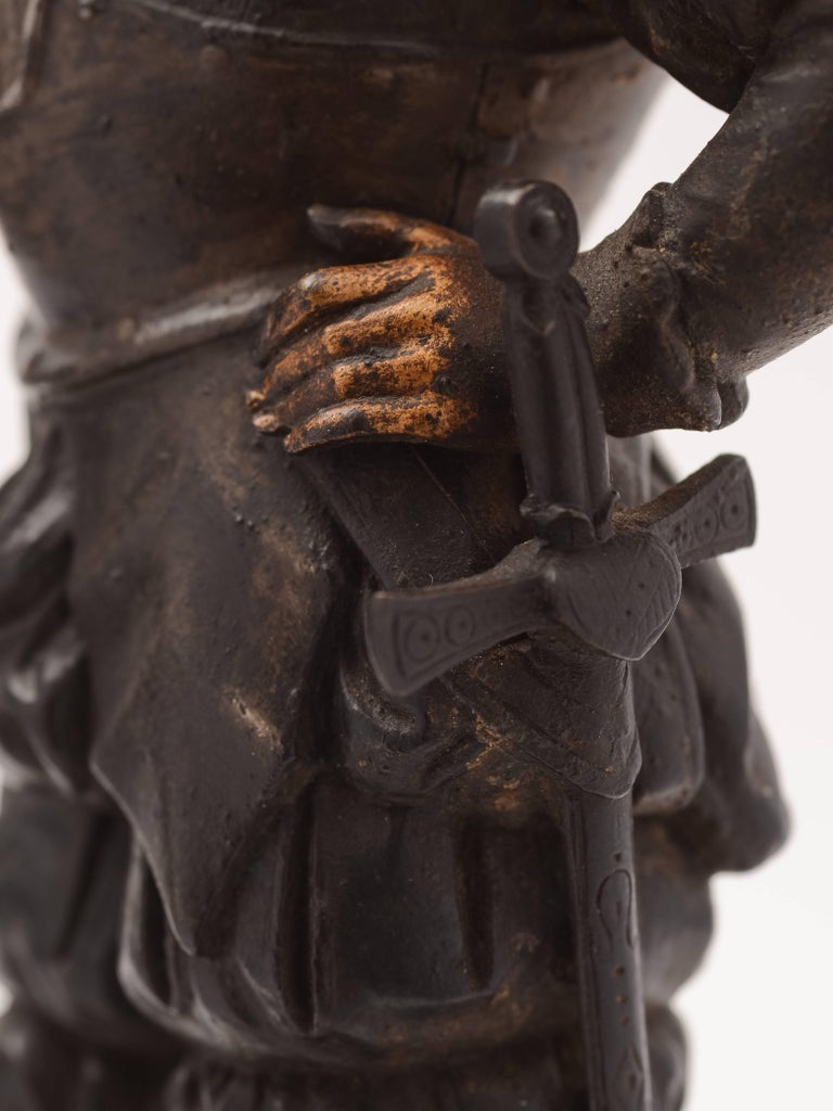 Pair of European Spelter Figures, circa 1880 For Sale at 1stDibs