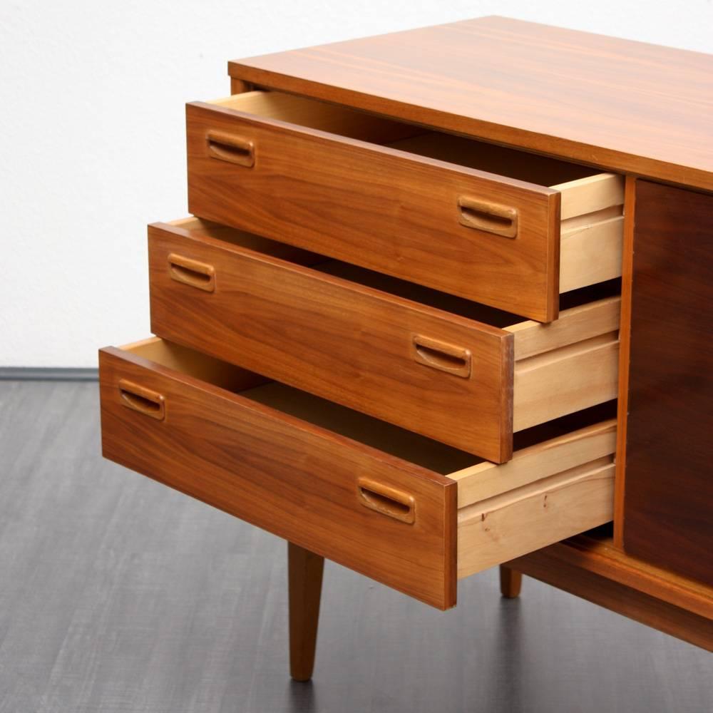 1960s Sideboard, Walnut, Entirely Restored at 1stDibs