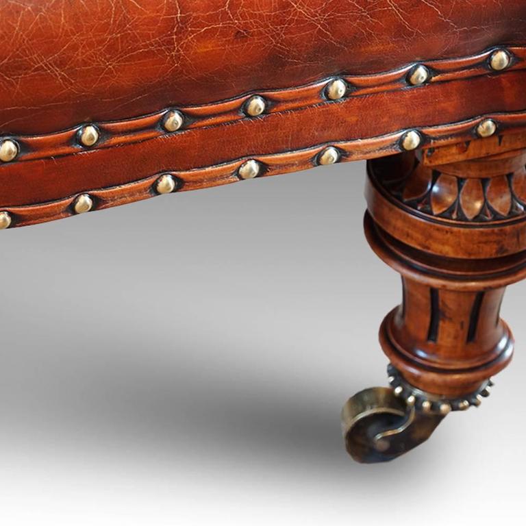 Victorian Leather Button Back Easy Chair at 1stDibs | leather button ...