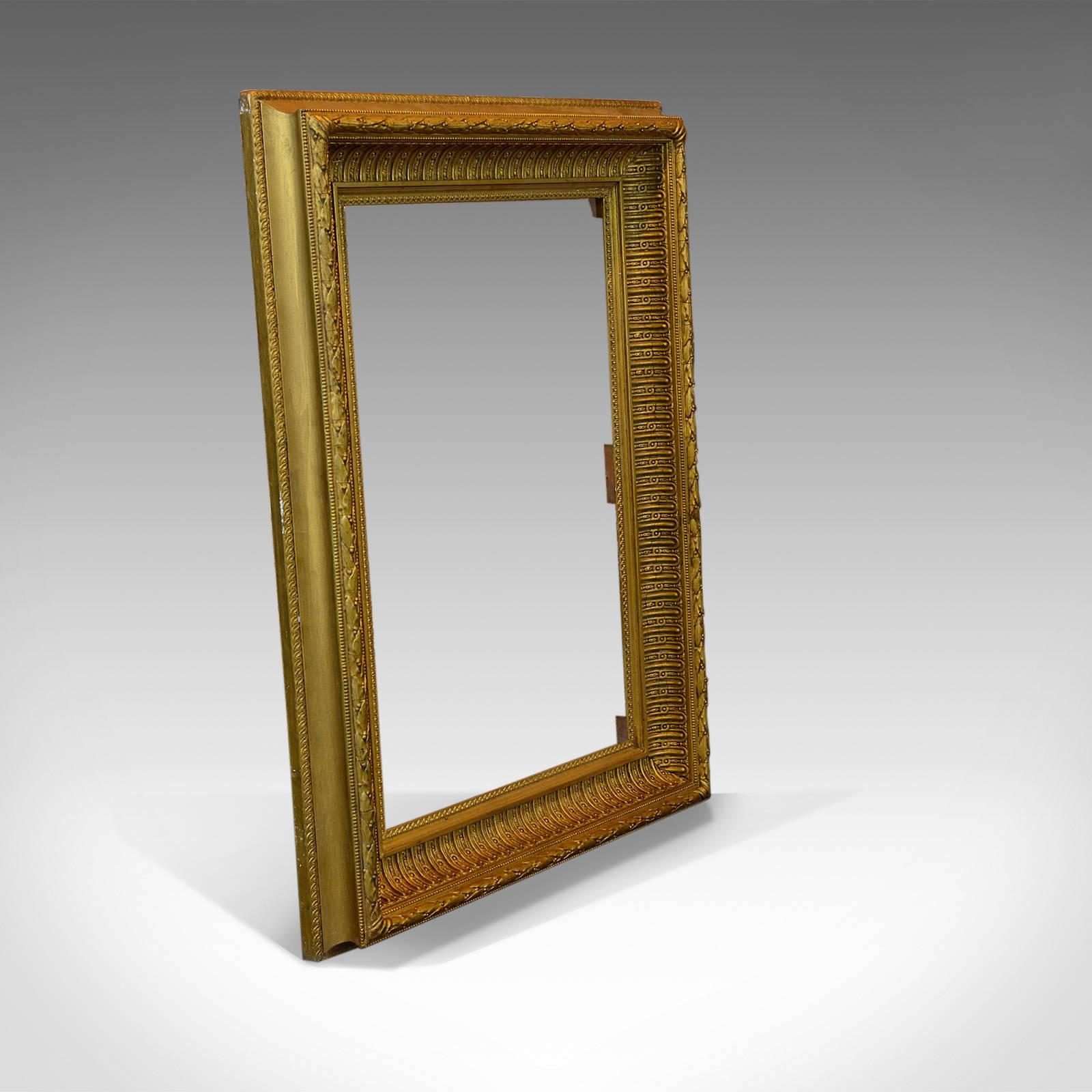 Victorian Wood and Gilt Antique Picture Frame, circa 1880 at 1stDibs ...