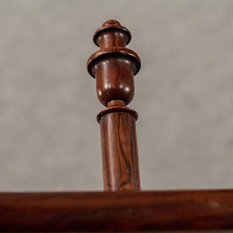 Antique Pole Screen Needlepoint Tapestry Stand Rosewood Regency, circa ...