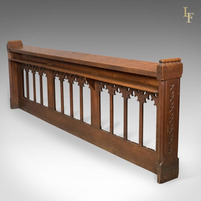 Antique Pew Front, Gothic Choir Stall, Victorian, English, Pugin ...