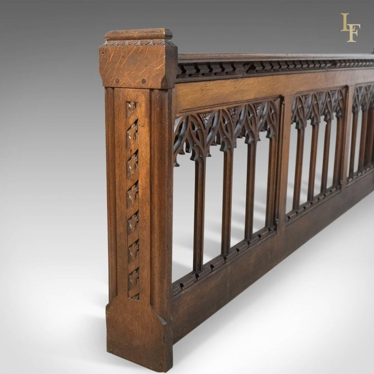 Antique Pew Front, Gothic Choir Stall, Victorian, English, Pugin ...
