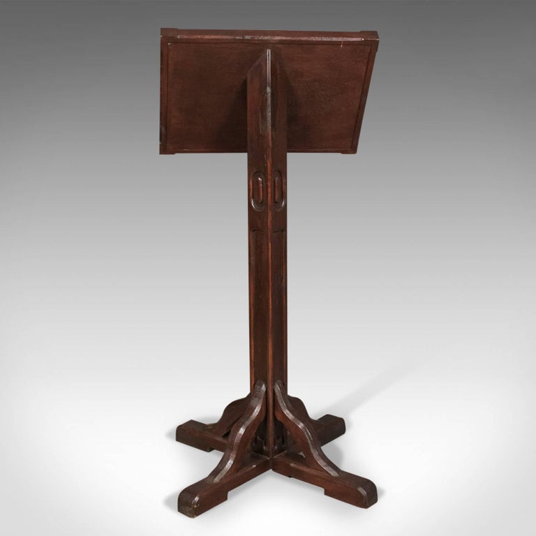 Antique Lectern in Pitch Pine, English Book Rest, circa 1900 at 1stDibs