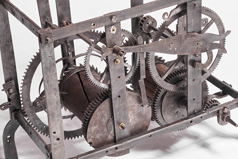 18th Century Italian Church Tower Turret Clock Coffee Table at 1stDibs