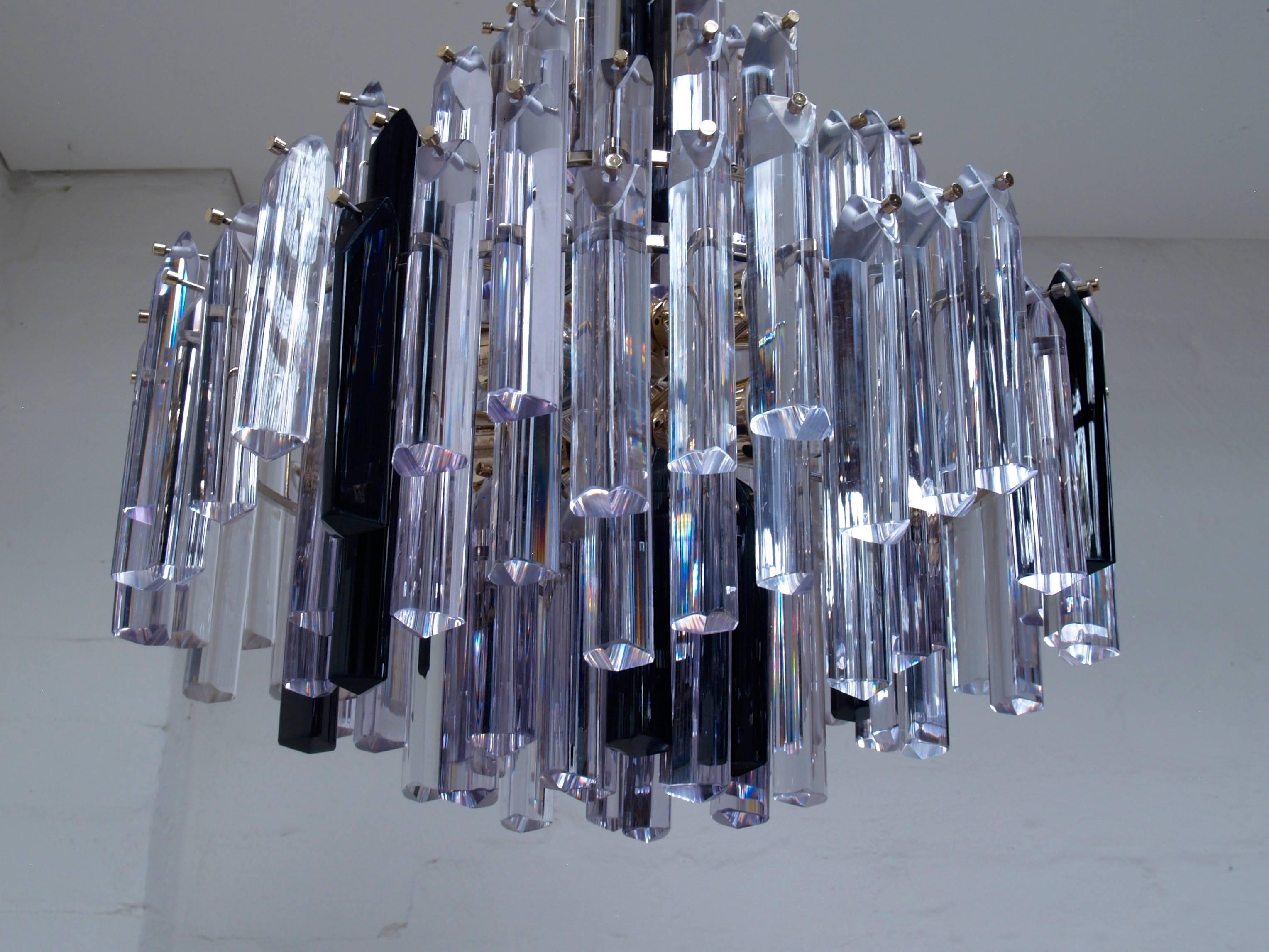 Venini Style Modern Baroque Crystal Chandelier by George Surtees ...