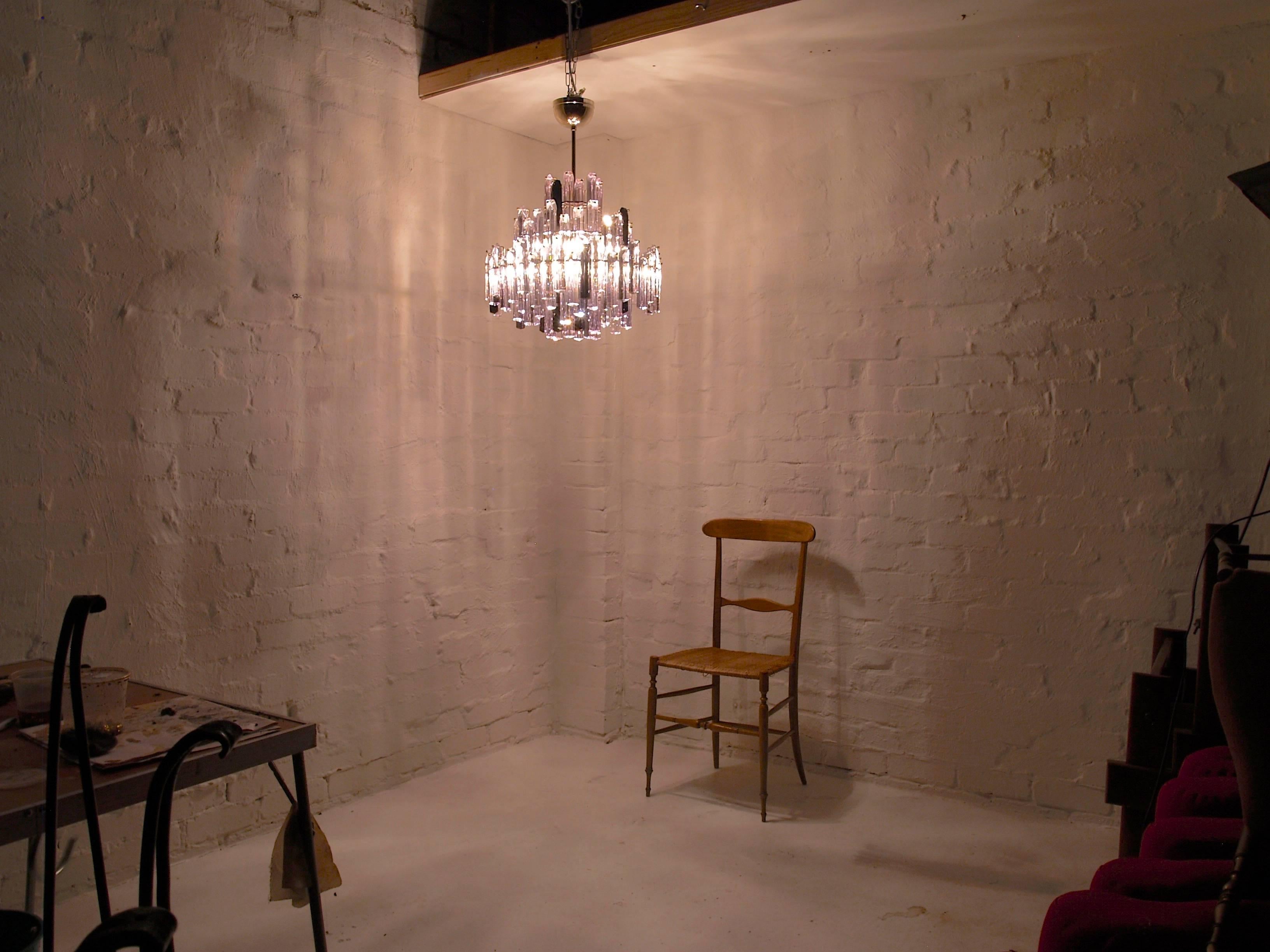 Venini Style Modern Baroque Crystal Chandelier by George Surtees ...