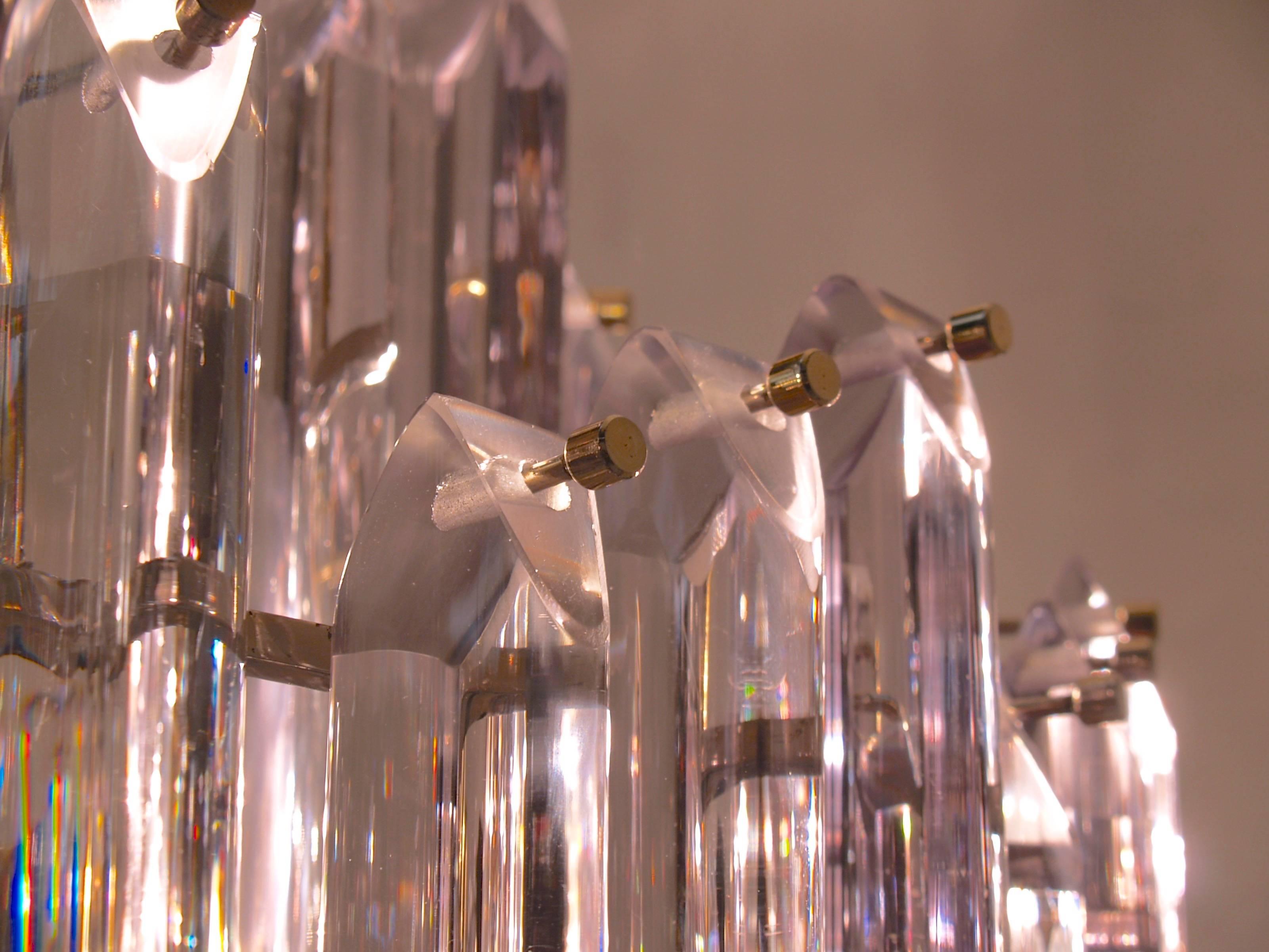 Venini Style Modern Baroque Crystal Chandelier by George Surtees ...