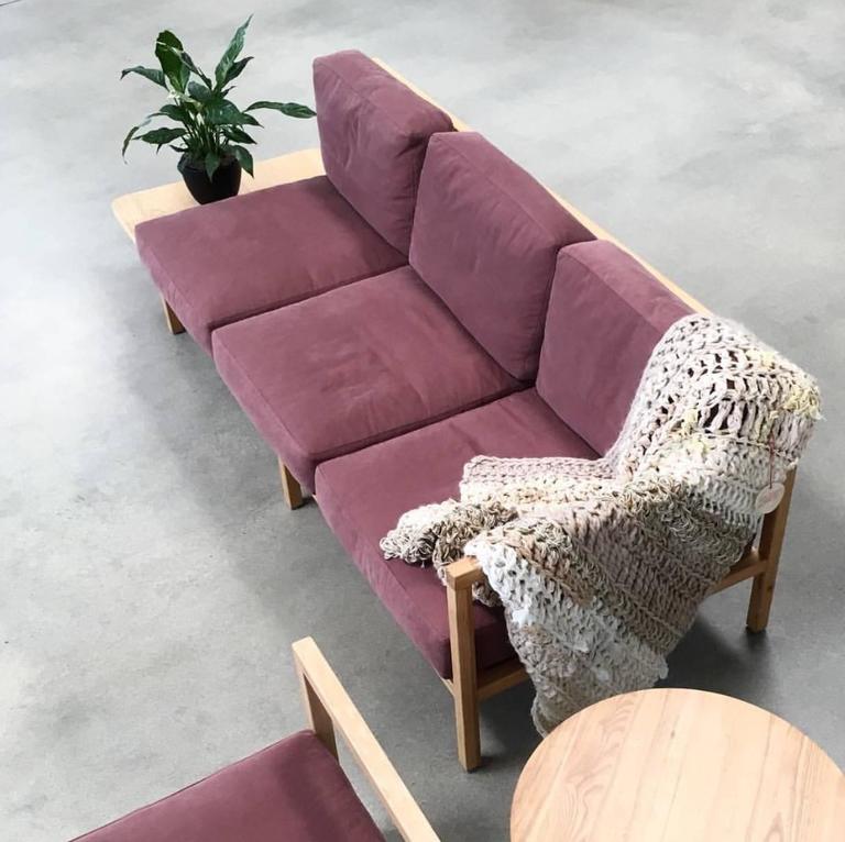 Solid White Ash Milking Coffee Table LAXseries by MASHstudios For Sale ...