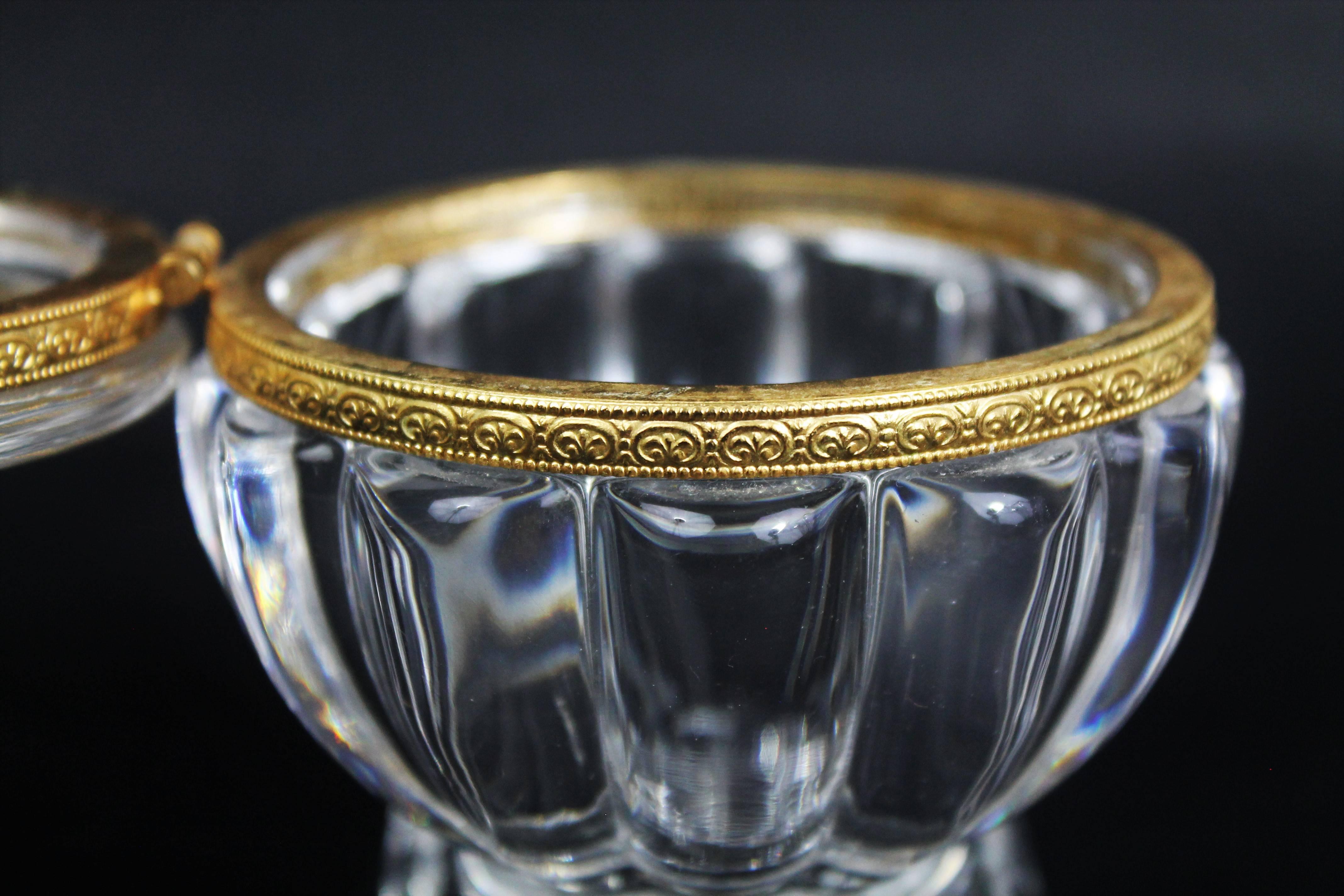 Crystal Godron Candy Box, circa 1900 at 1stDibs