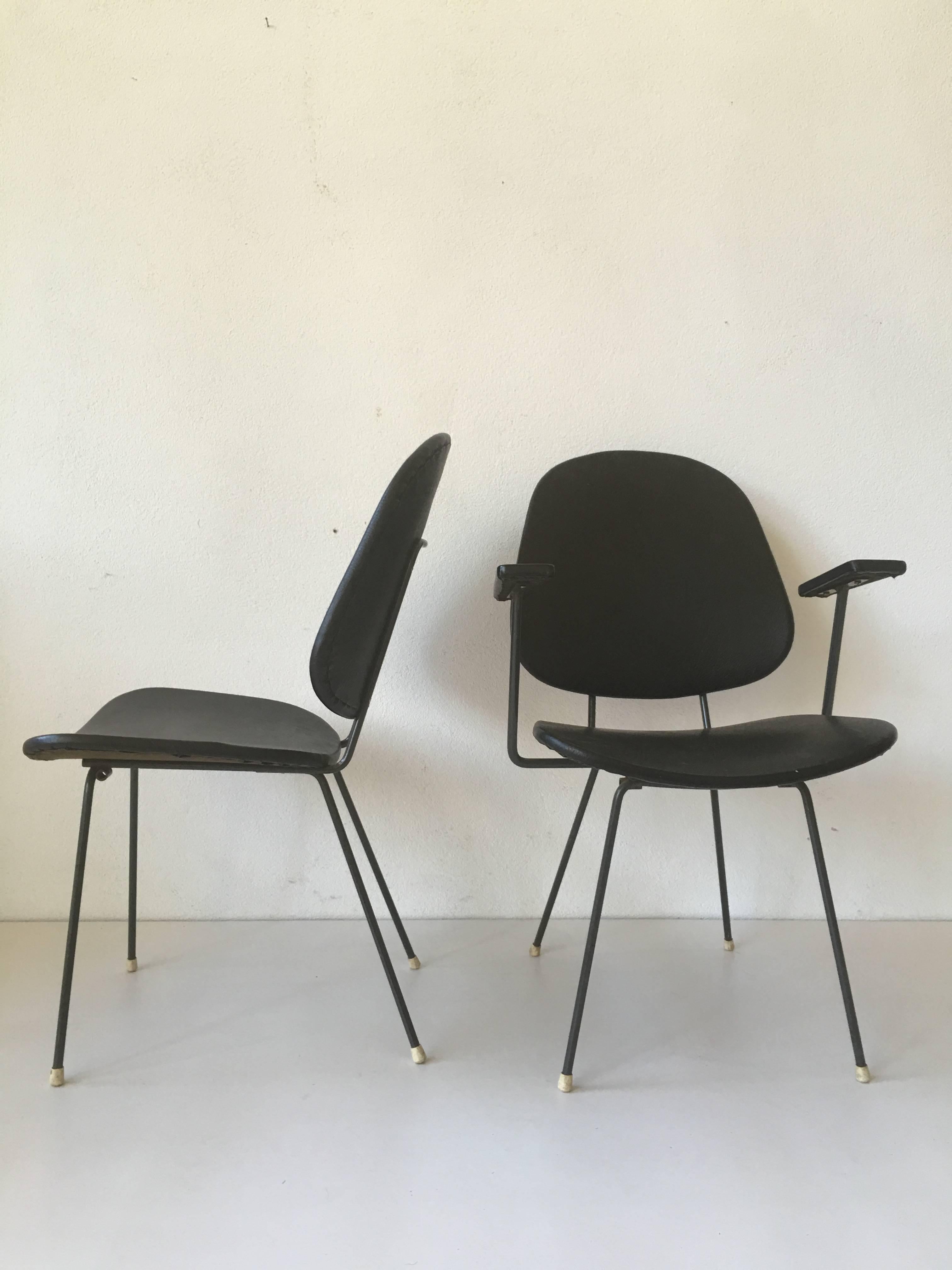 Kembo Rietveld Dining Chairs For Sale at 1stDibs