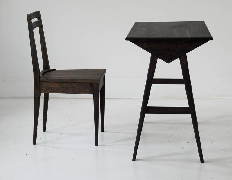 Reunion Dining Chair or Side Chair Shown in Oxidized White Oak For Sale ...