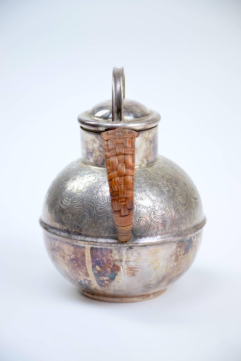 English Antique Small Silver Pitcher or Teapot by Bailey Banks and ...