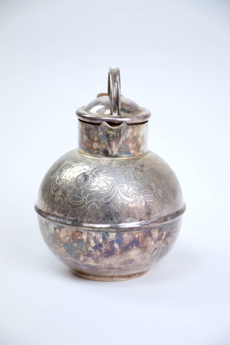 English Antique Small Silver Pitcher or Teapot by Bailey Banks and ...