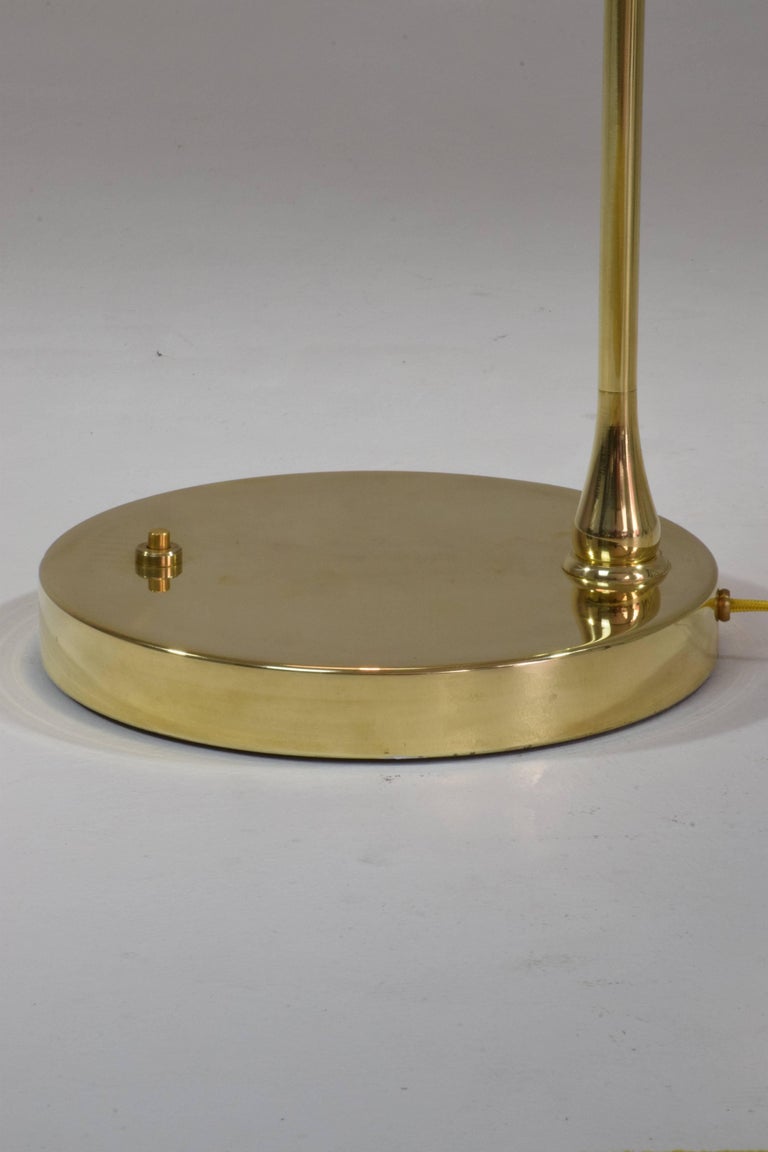 Infinitus-I Tall Contemporary Handcrafted Brass Table Lamp, Flow ...