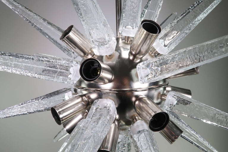 Italian Murano Mid Century Modern Handmade Spike Glass Sputnik ...