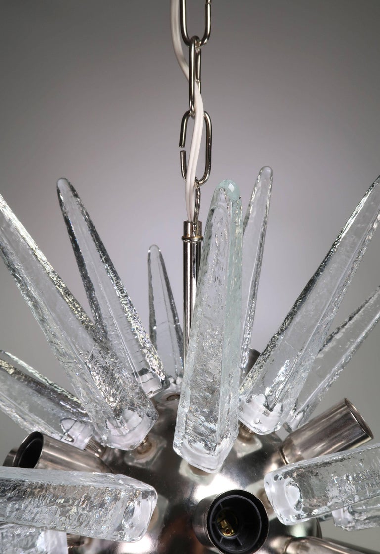 Italian Murano Mid Century Modern Handmade Spike Glass Sputnik ...