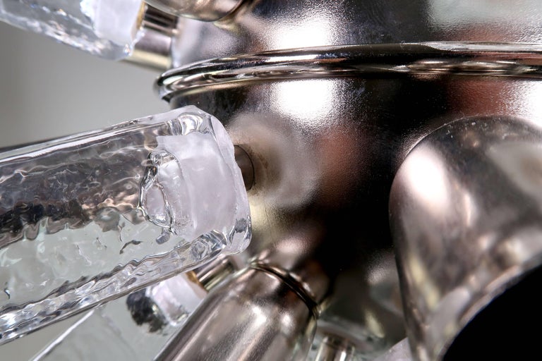 Italian Murano Mid Century Modern Handmade Spike Glass Sputnik ...