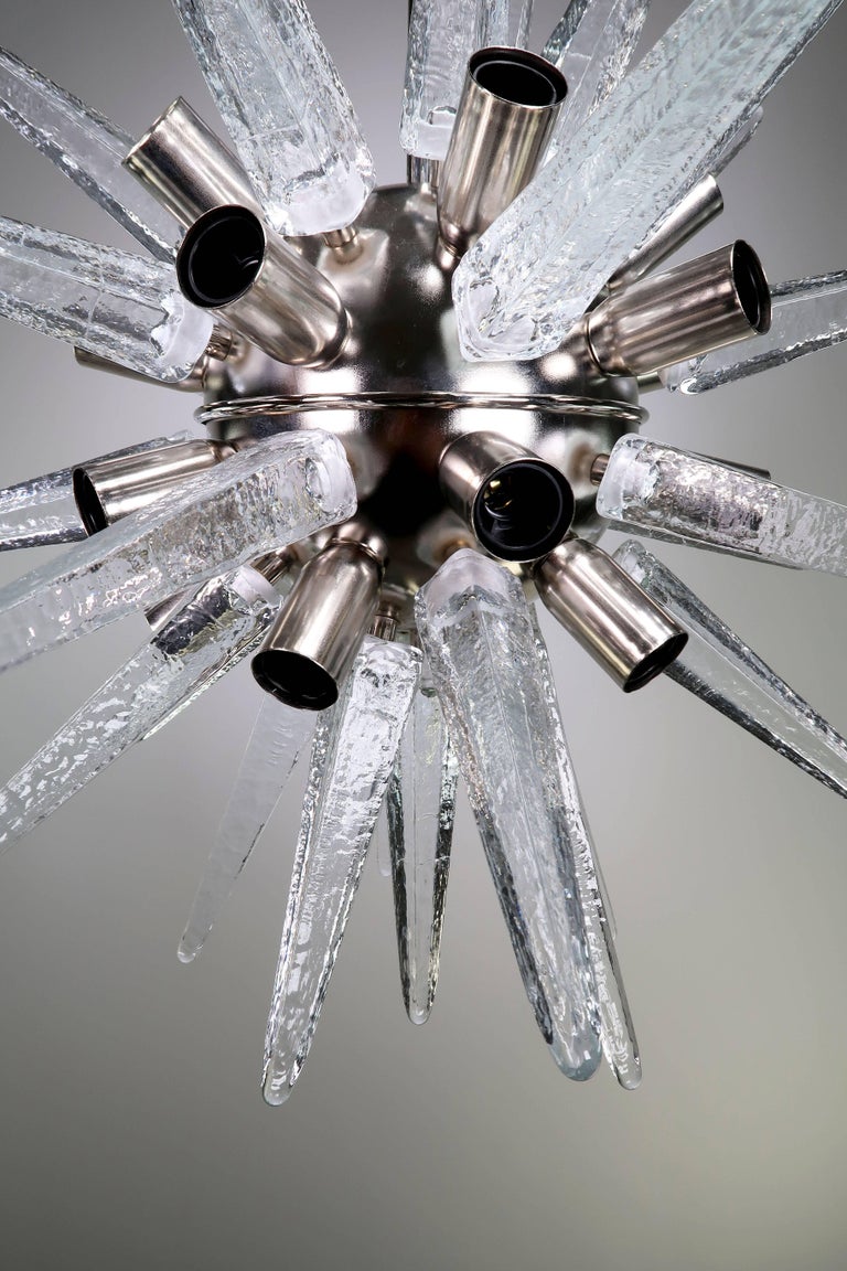 Italian Murano Mid Century Modern Handmade Spike Glass Sputnik ...