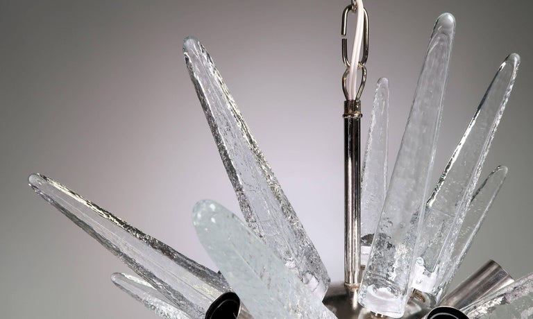 Italian Murano Mid Century Modern Handmade Spike Glass Sputnik ...