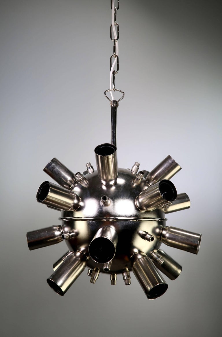 Italian Murano Mid Century Modern Handmade Spike Glass Sputnik ...