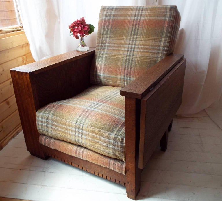 Ambrose Heals, Heal's and Son London, Oak Library Chair, 1920s at ...