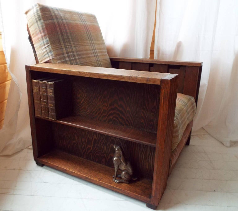 Ambrose Heals, Heal's and Son London, Oak Library Chair, 1920s at ...