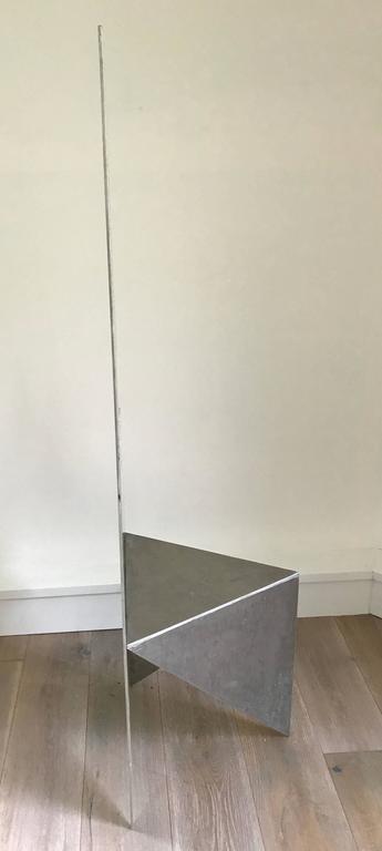 Geometric Steel Side Chair For Sale at 1stDibs