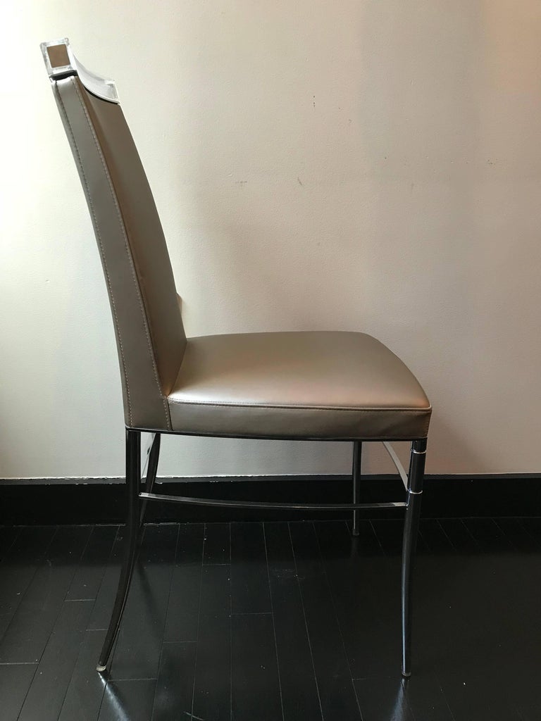 Set of Four Dining Chairs by Philippe Starck for Baccarat at 1stDibs