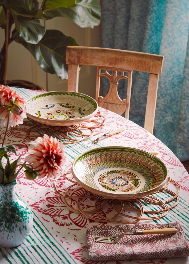 Made to Order Traditional Romanian Dinner Plates, Set of 6 For Sale at ...