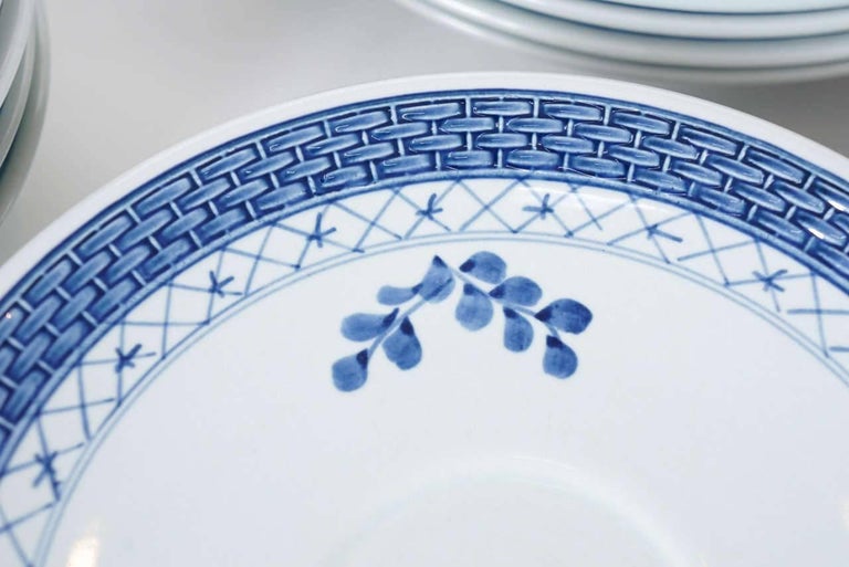 Royal Copenhagen Dinnerware, Tranquebar Pattern, 1970s For Sale at 1stDibs
