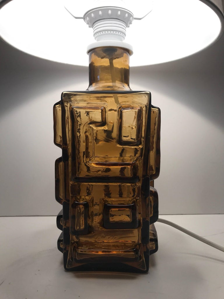 Rare Swedish Pukeberg Bronze colored Art Glass Designed by Helena ...