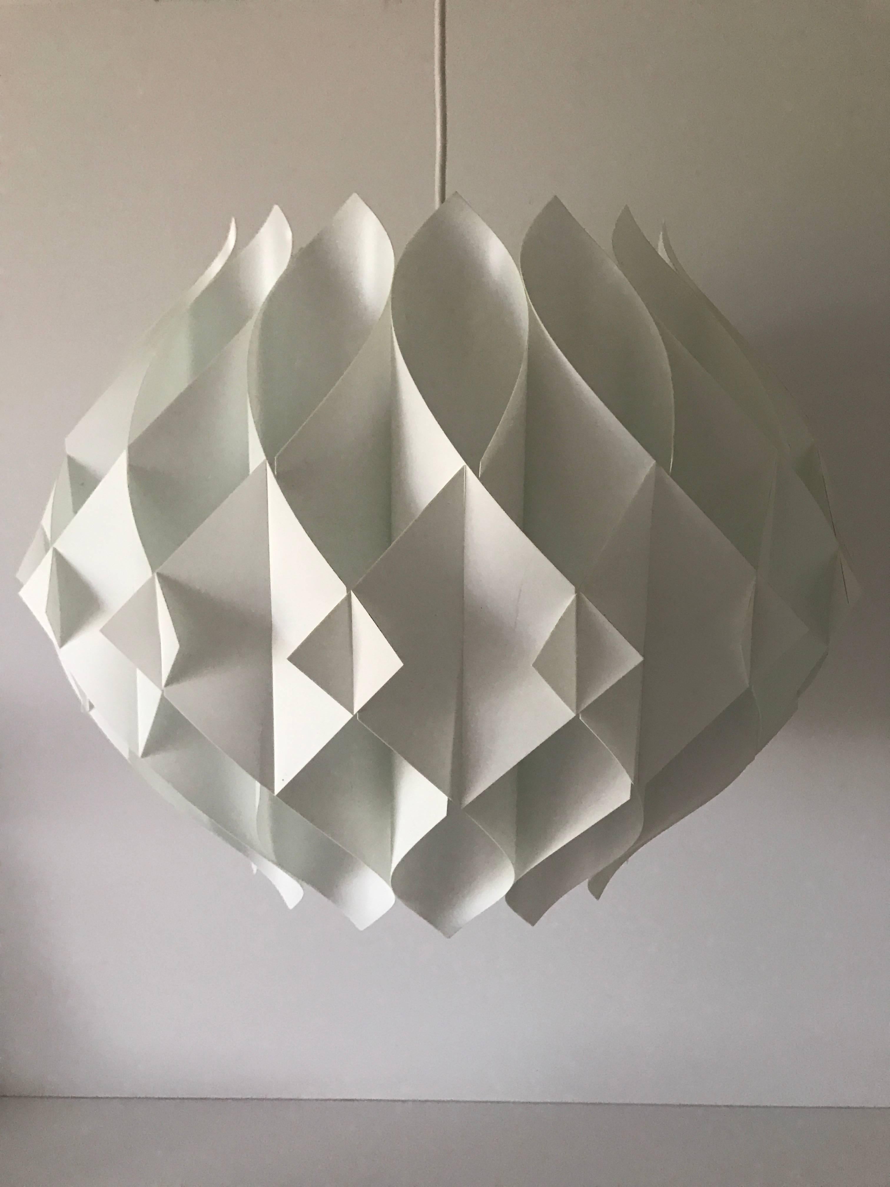 1965 Swedish Pendant Lamp, Pyrola by Hannelore Dreutler for Atelje ...