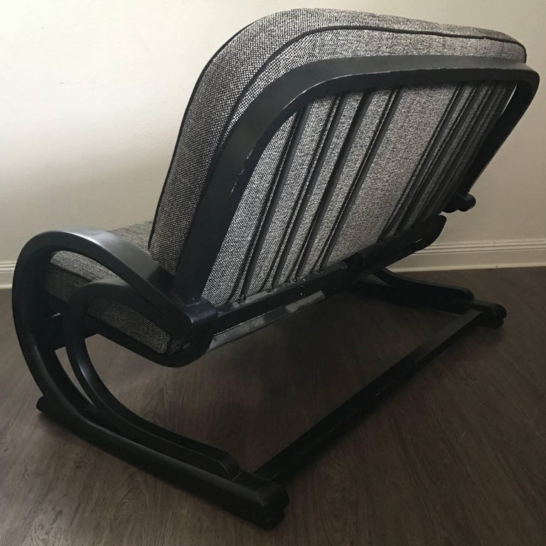 1937 Famulus British Pe Gane, Modernist Art Deco Two-Seat Cantilever ...
