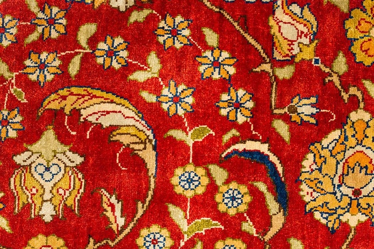 Original Turkish Hereke Rug, 1960 For Sale at 1stDibs