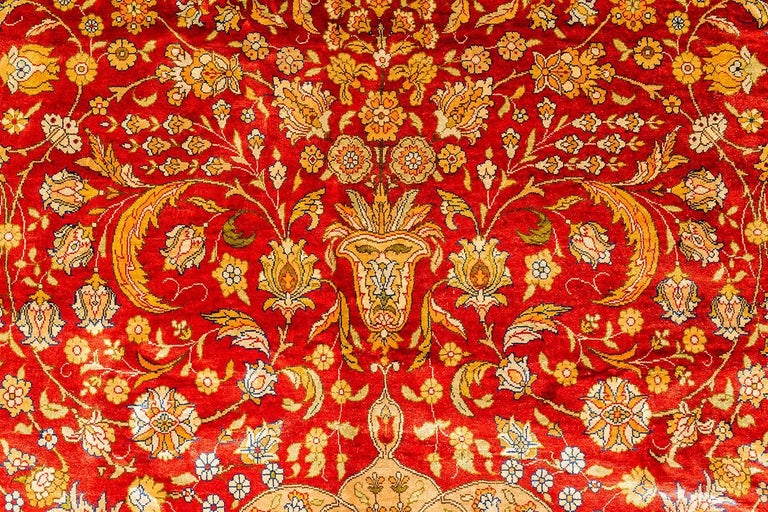 Original Turkish Hereke Rug, 1960 For Sale at 1stDibs