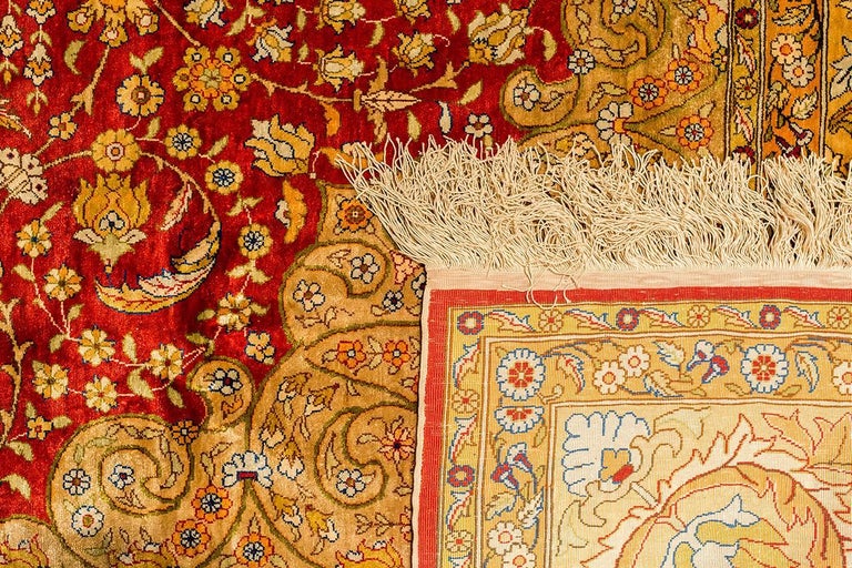 Original Turkish Hereke Rug, 1960 For Sale at 1stDibs