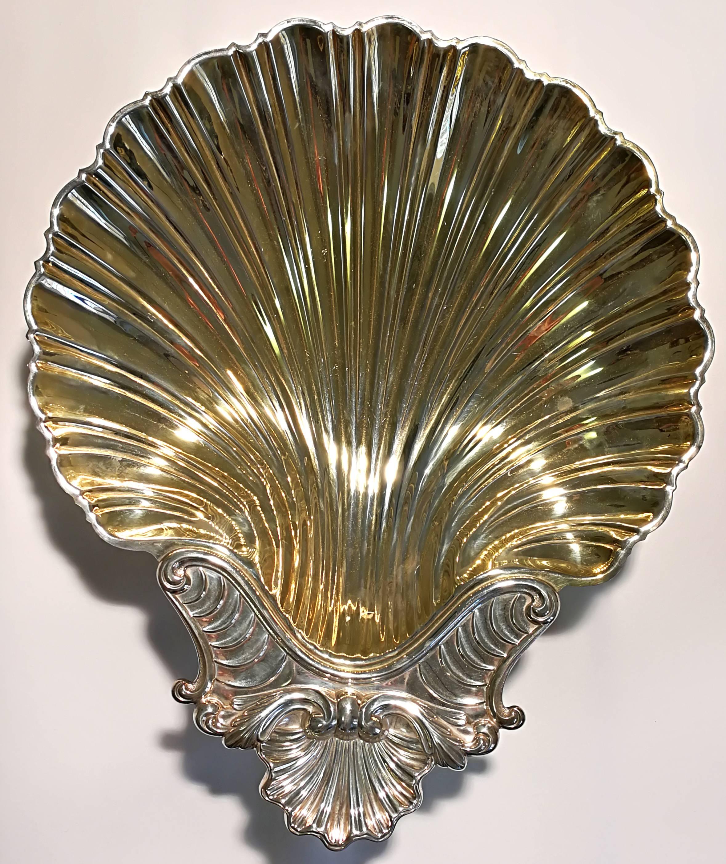 Silver Shell Centrepiece at 1stDibs
