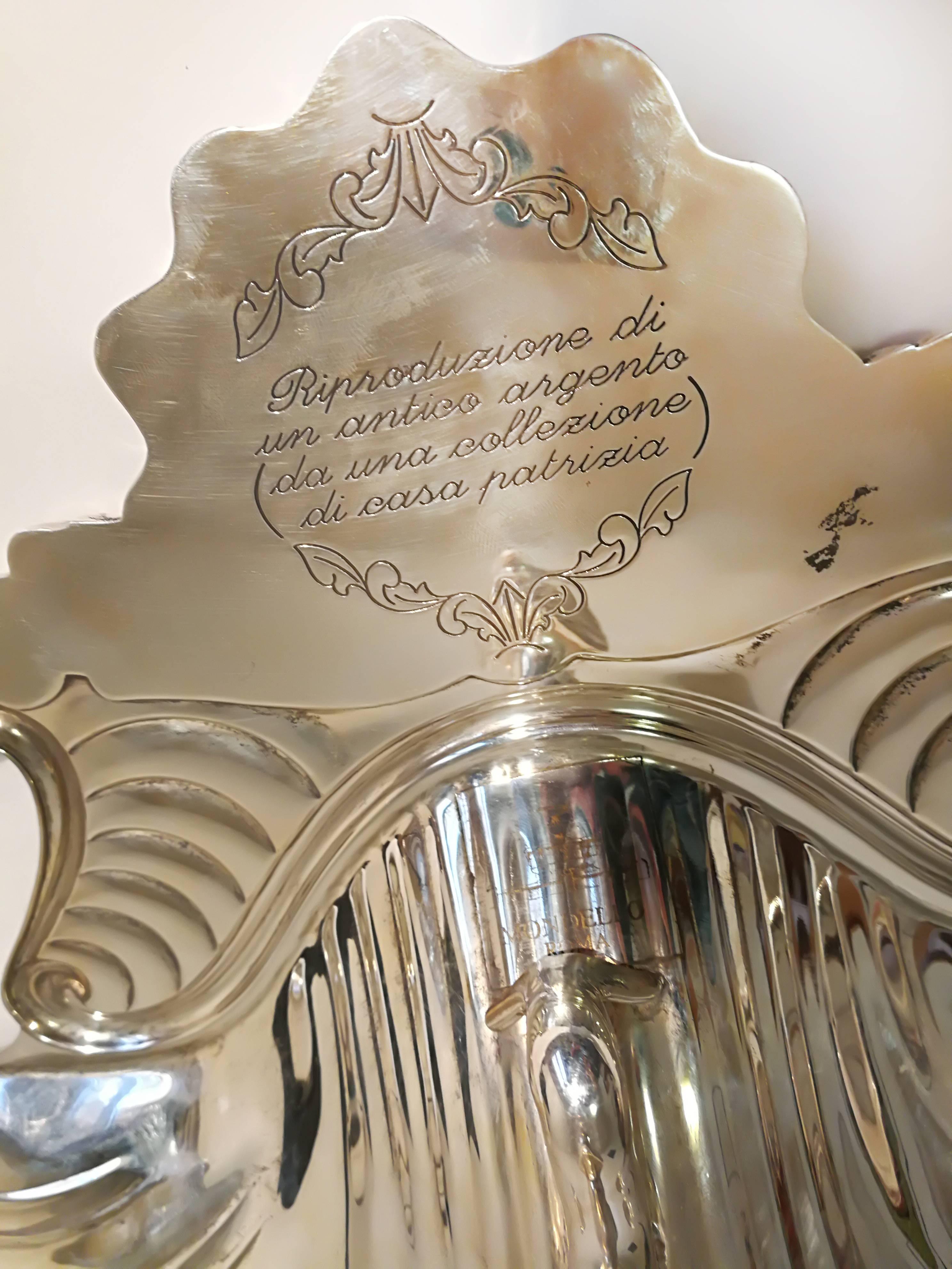 Silver Shell Centrepiece at 1stDibs