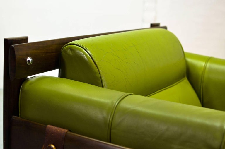 Rare Pair of Imboya Wood Armchairs by Percival Lafer for L'atelier ...