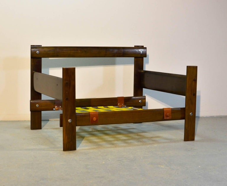 Rare Pair of Imboya Wood Armchairs by Percival Lafer for L'atelier ...